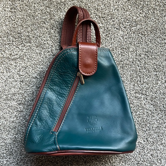 Vera Pelle | Bags | Vera Pelle Genuine Leather Convertible Mini Small ...